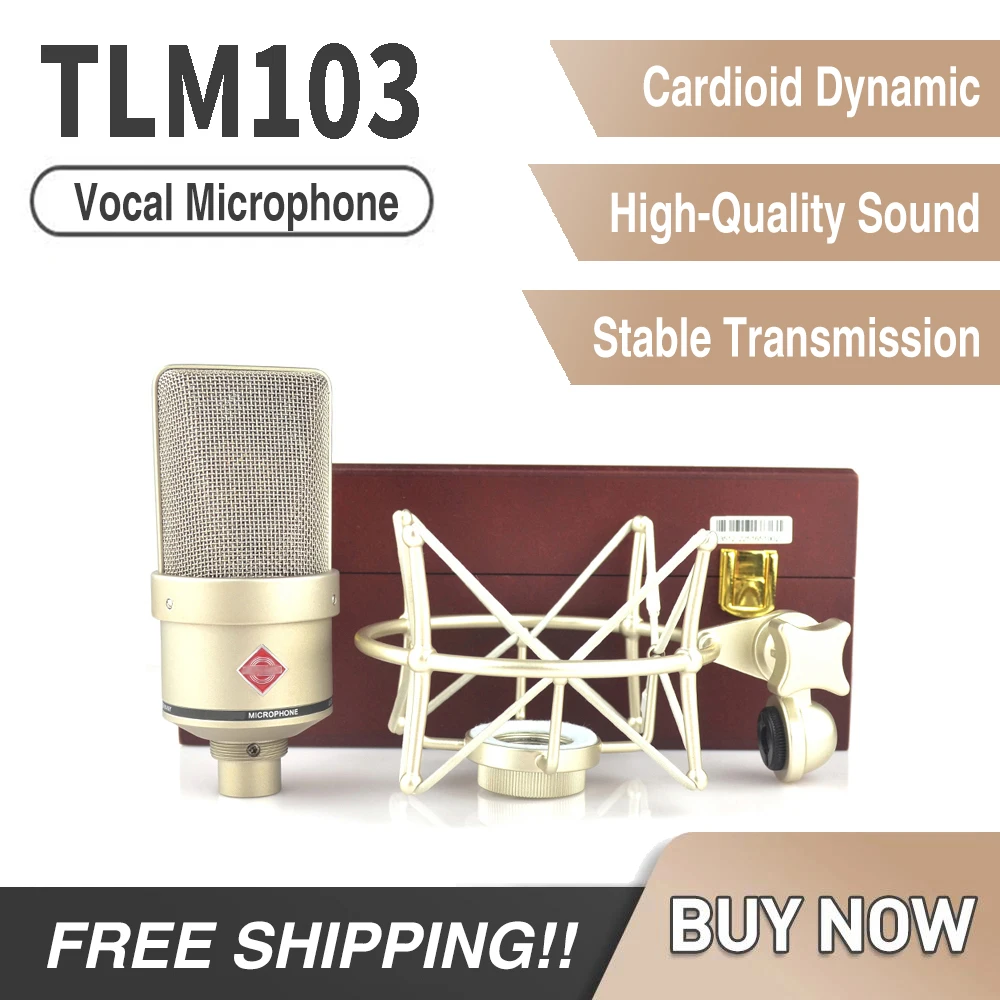 Studio-Microphone-TLM103-Cardioid-Large-Diaphragm-Condenser-Studio ...