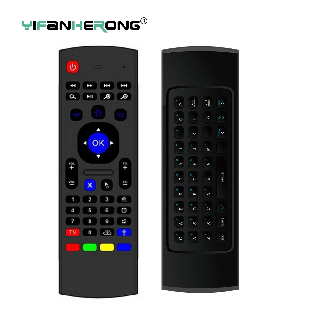 MX3 Smart Voice Remote Control Air Mouse Backlit MX3 2.4G RF Wireless ...