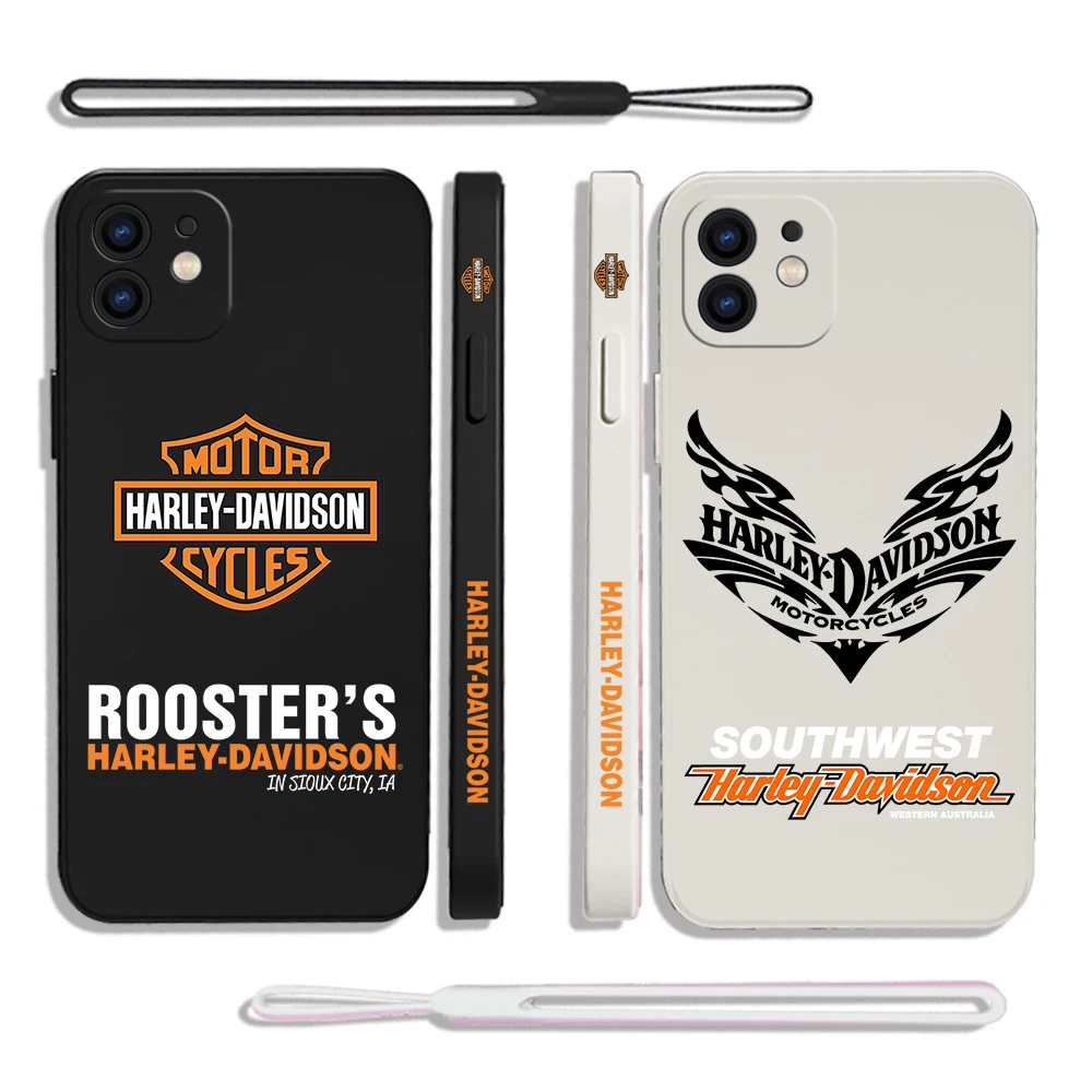 Luxury Harleys Davidsons Phone Case For Iphone 14 13 12 11 Pro Max Mini ...
