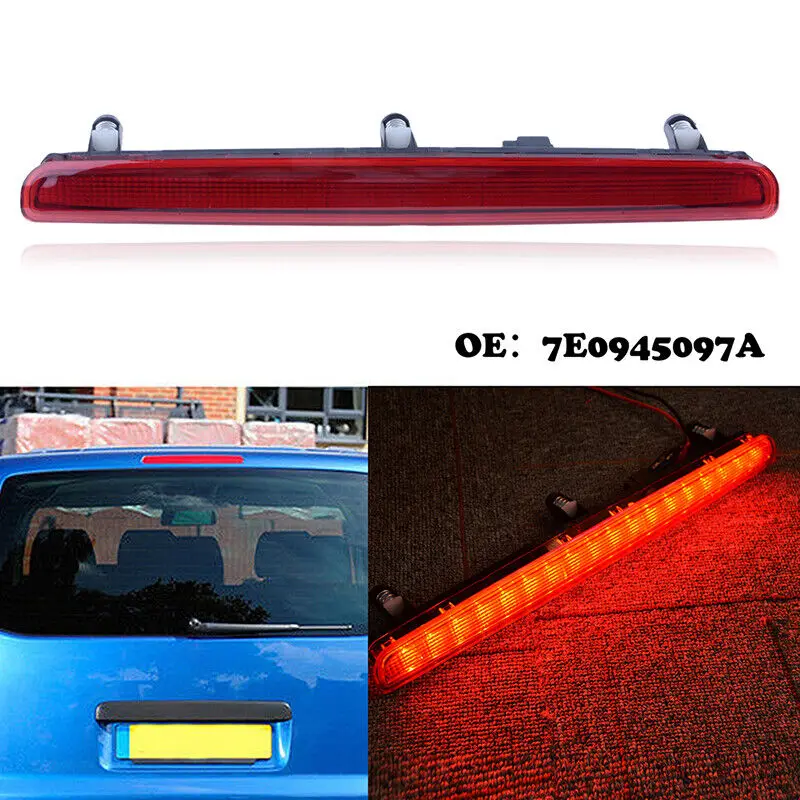 1Pcs Car Rear Stop Tail Lamp Third Brake Light 7E0945097E for VW T5 ...