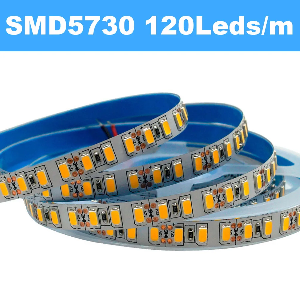 5730/5630 Led strip Lights DC12V 120Leds/m Hight Bright Led Tape IP65 ...