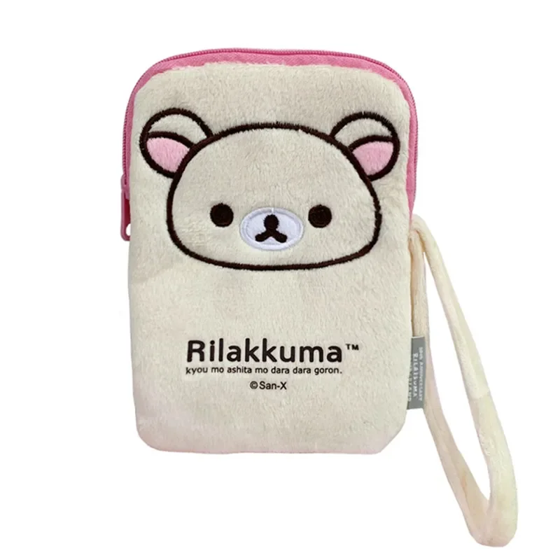 Cute-Rilakkuma-Plush-Clutch-Phone-Purse-Women-Korilakkuma-Bear-Kawaii ...