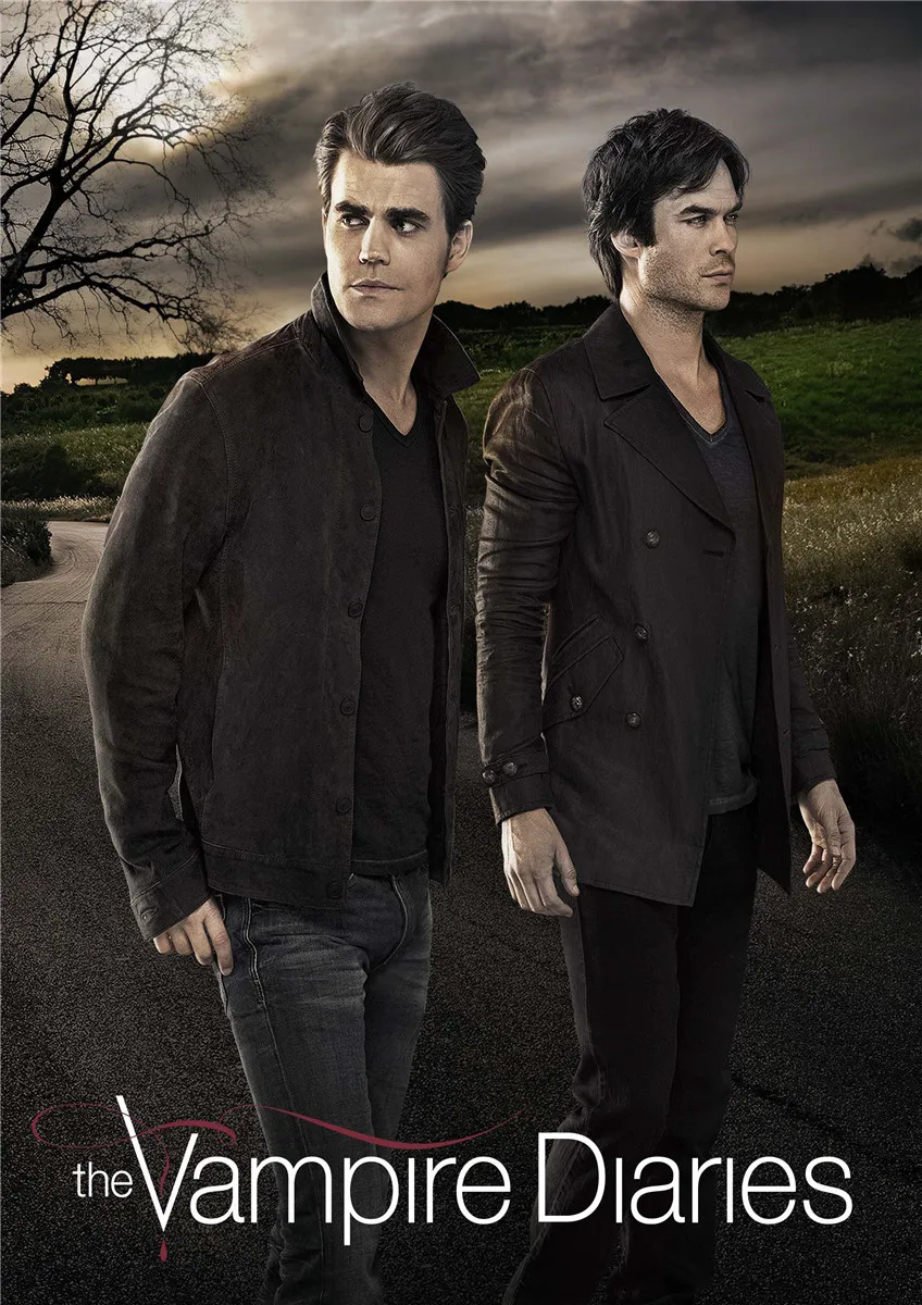 Objet décoration murale,The Vampire Diaries Posters,Classic Movie TV ...