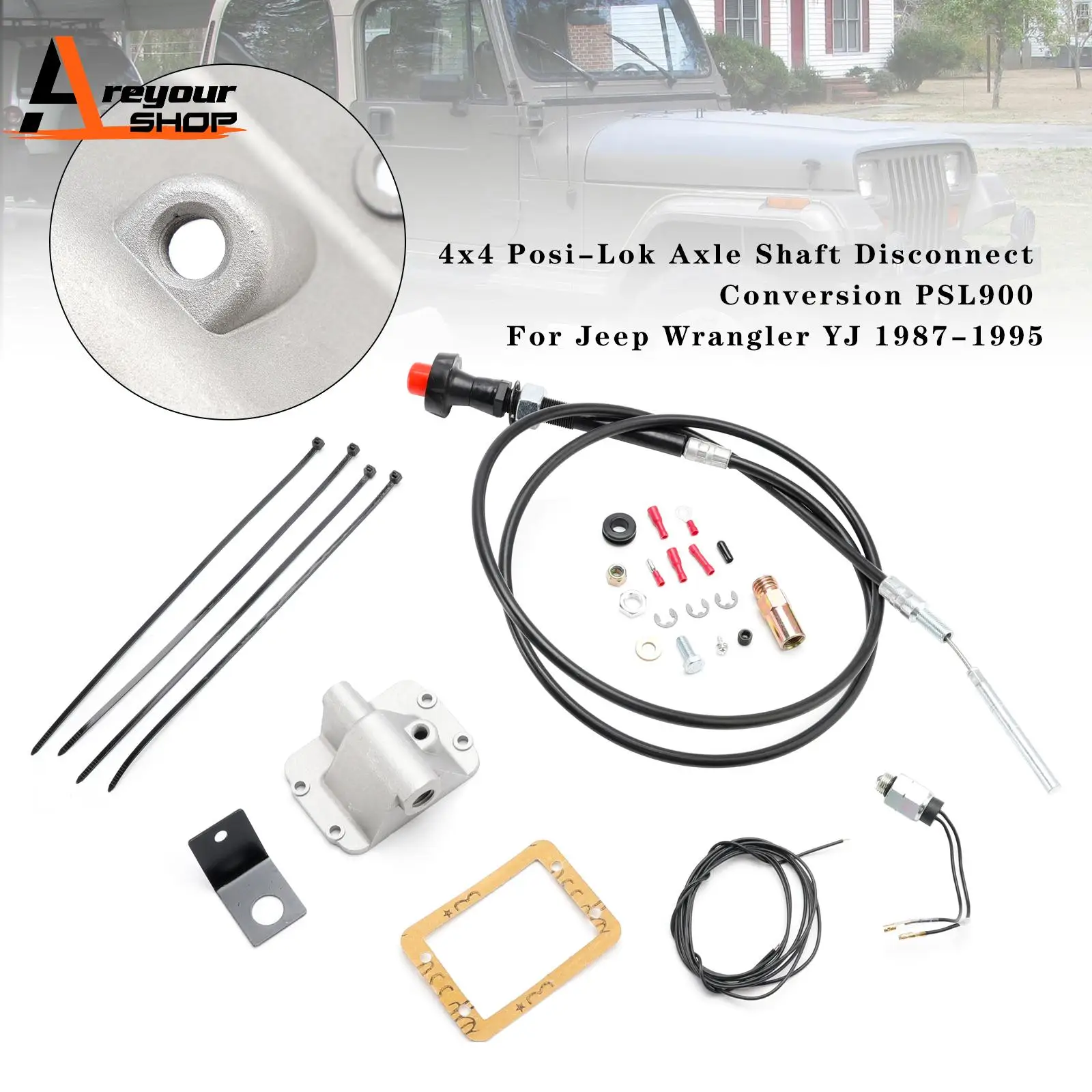 Posi Tap Wire Connectors Posi-Lok 4x4 For 84-95 Jeep Wrangler YJ ...