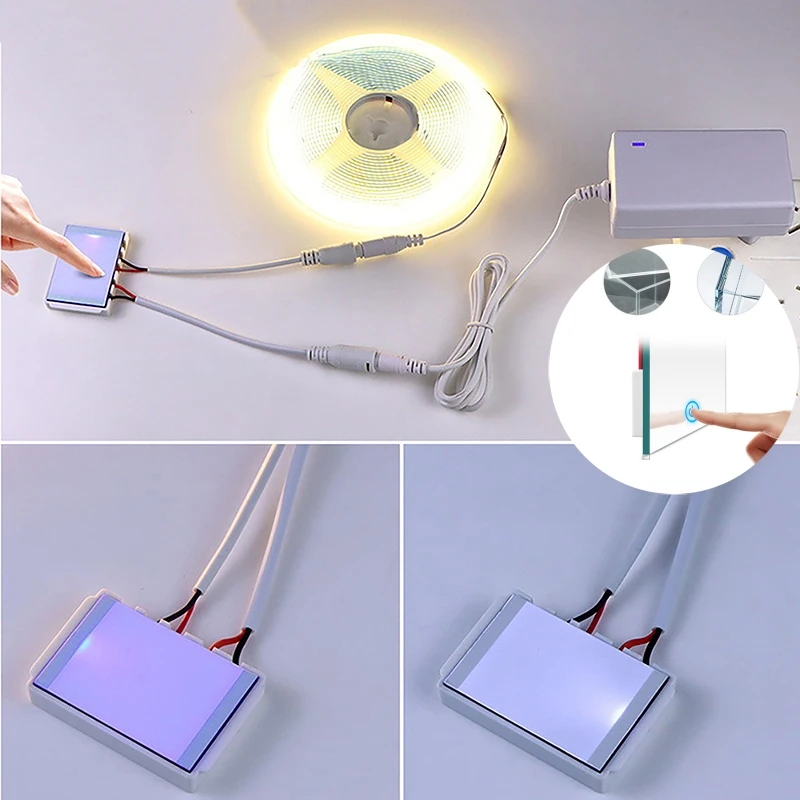 Touch-Sensor-Switch-12V-5A-60W-LED-Smart-Single-Key-Mirror-Light-Switch ...