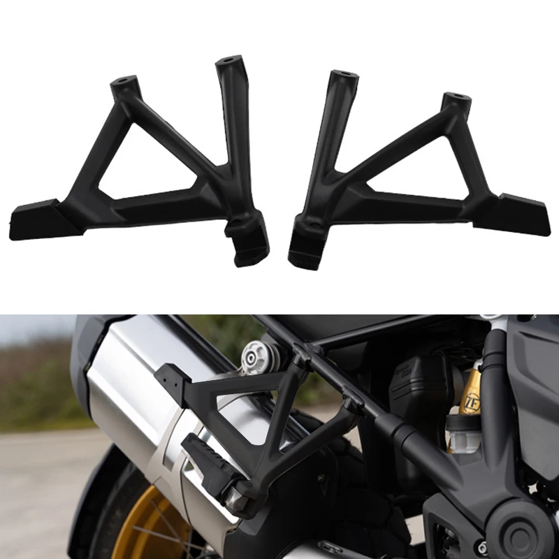 Motorcycle Rear Passenger Footpegs Kit Footrests Foot Rest Bracket For ...