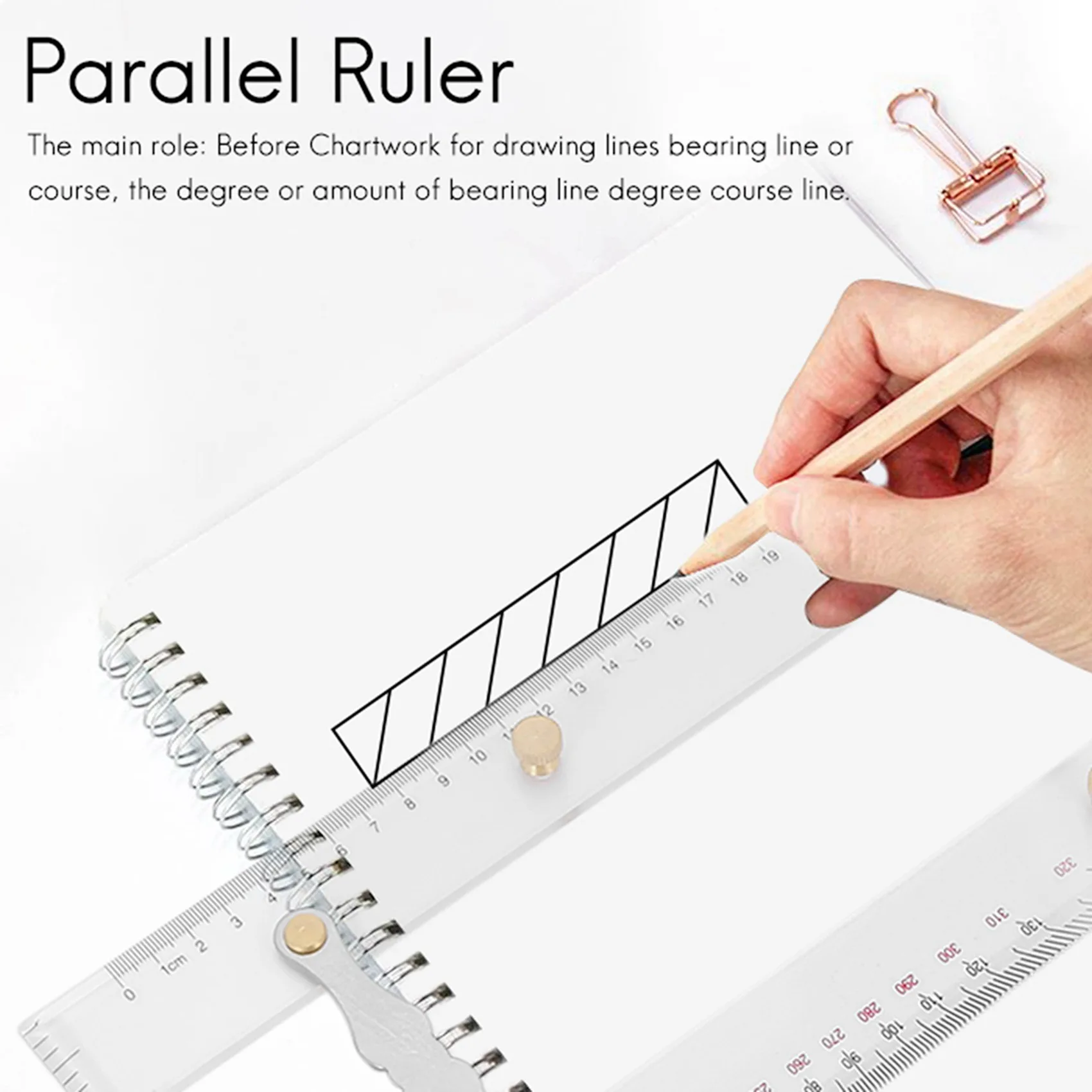 Marine Ruler Parallel Ruler Nautical Charts Parallel Ruler Mapping ...