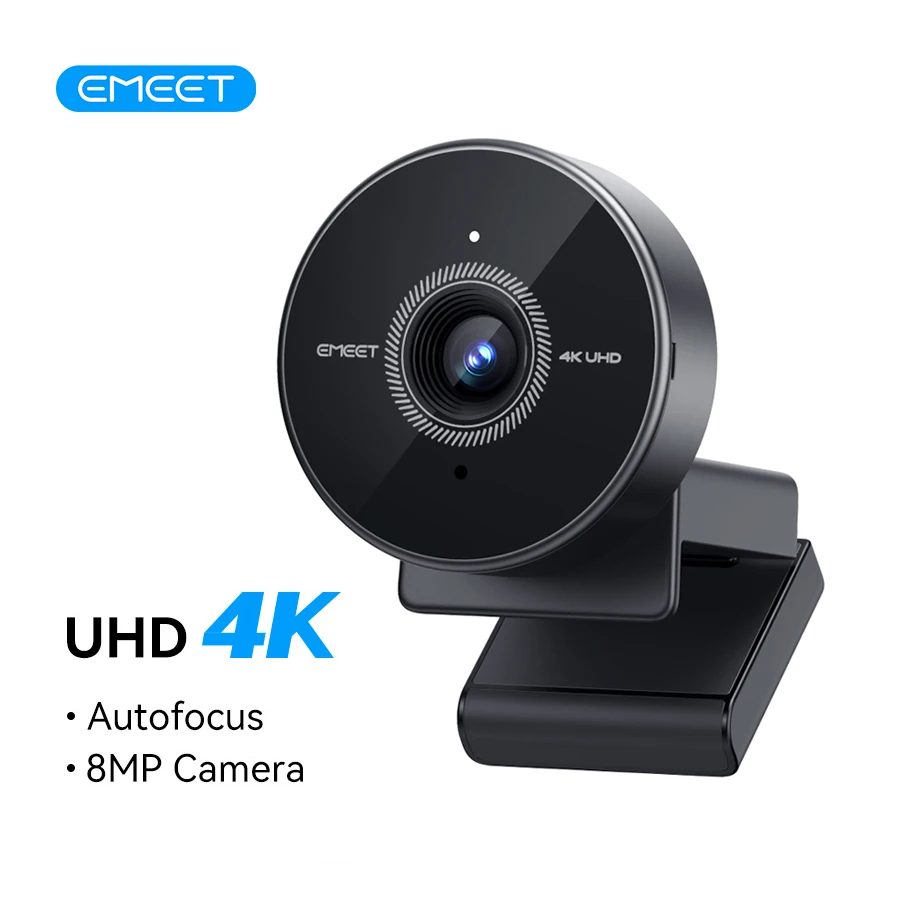 Webcam 4K Web Camera 1080P 60fps com microfone Mini câmera USB para ...