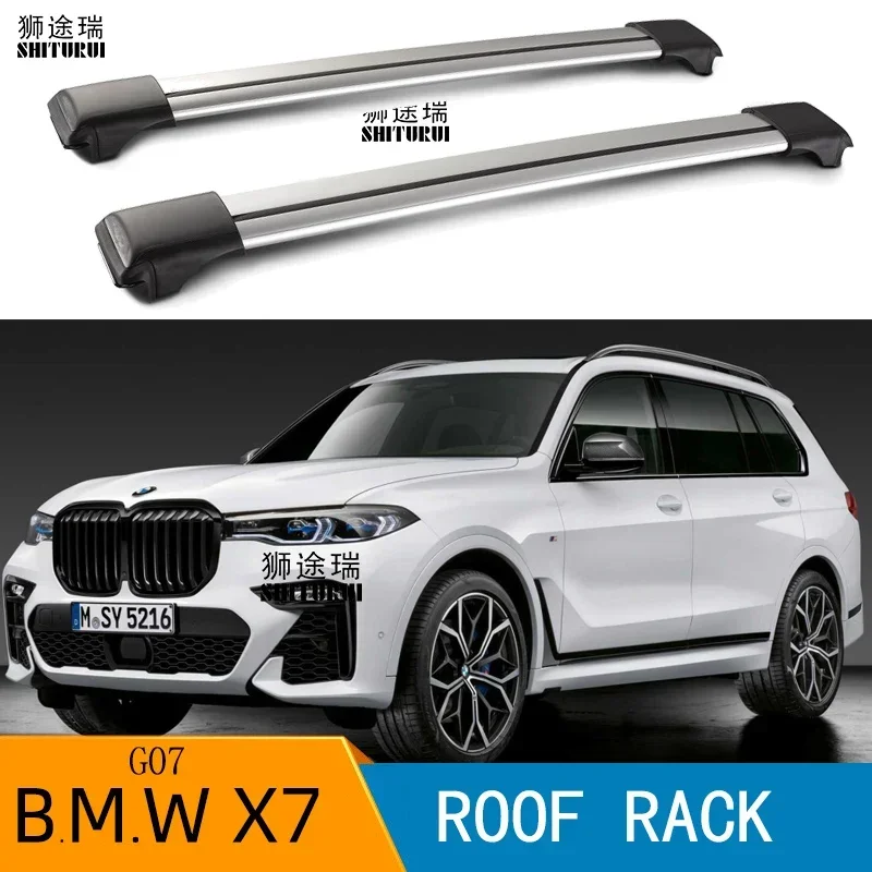 2Pcs Roof Bars for Bmw - X7 (G07) [2019-today] SUV Aluminum Alloy Side ...
