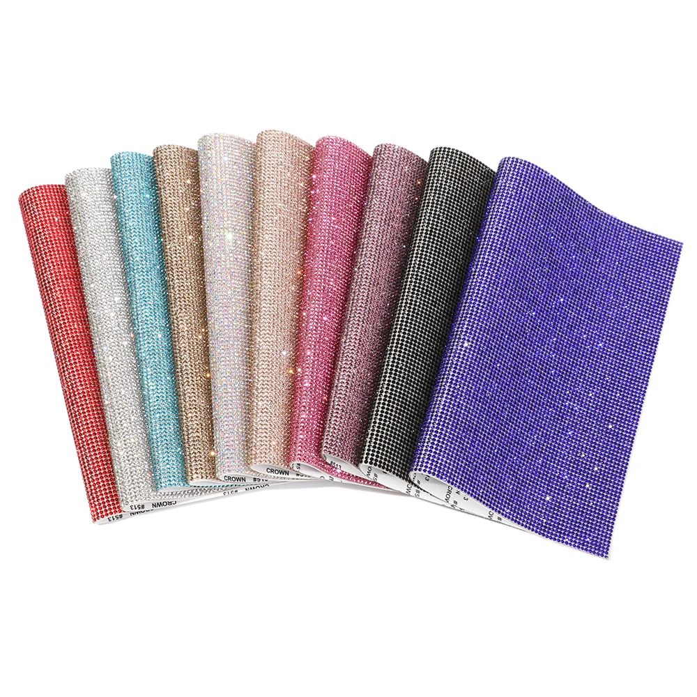 Crystal-Rhinestone-Sheet-Bling-Bling-Sticker-DIY-Glitter-Paster-Home ...