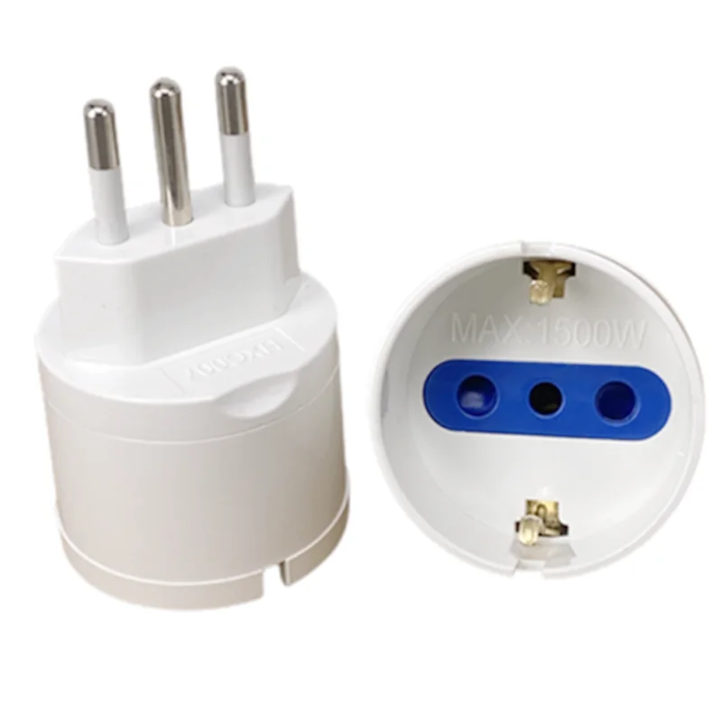 European Euro Eu Plug To Italy Standard Power Plug Adapter Socket 10A ...