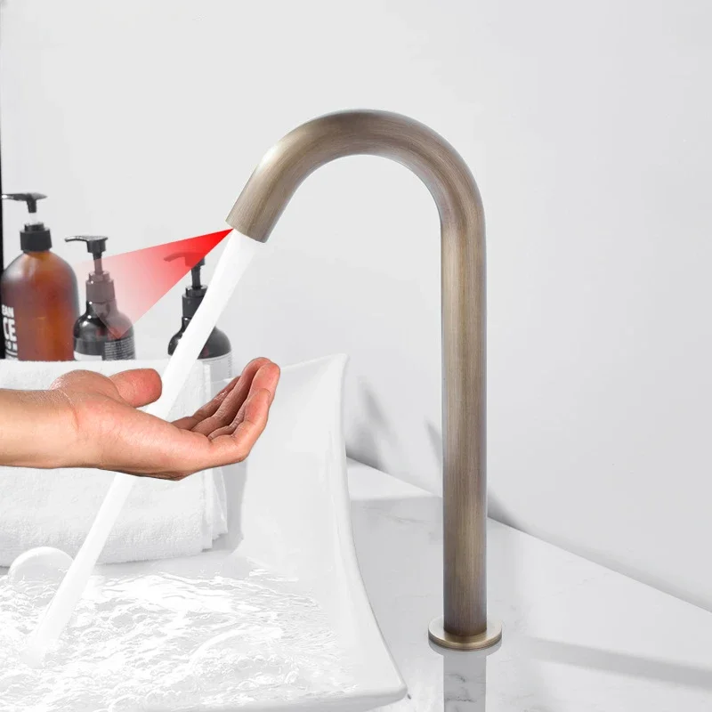 Infrared-Motion-Sensor-Faucet-Bathroom-Smart-Touchless-Tap-Basin-Sink ...