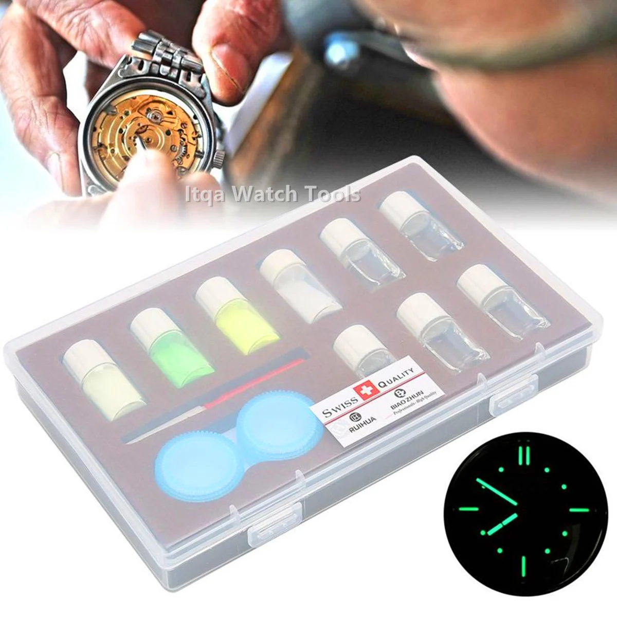 4-Colors-Professional-Watch-Luminous-Fluorescent-Powder-Watch-Repairing ...
