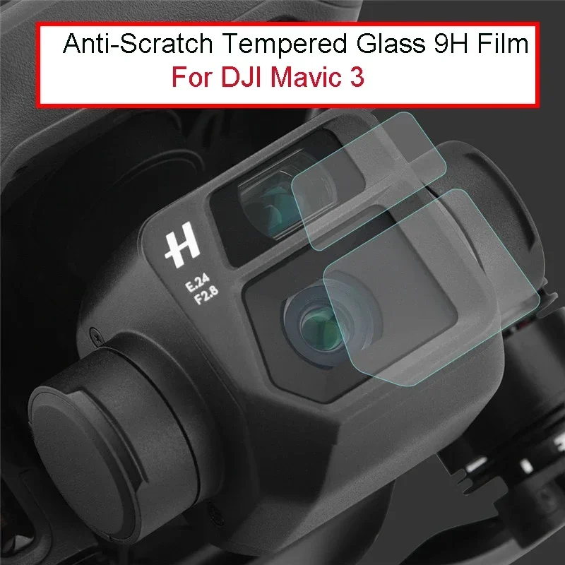 For DJI Mavic 3 Quadcopters Camera Lens Anti-Scratch Protector Tempered ...