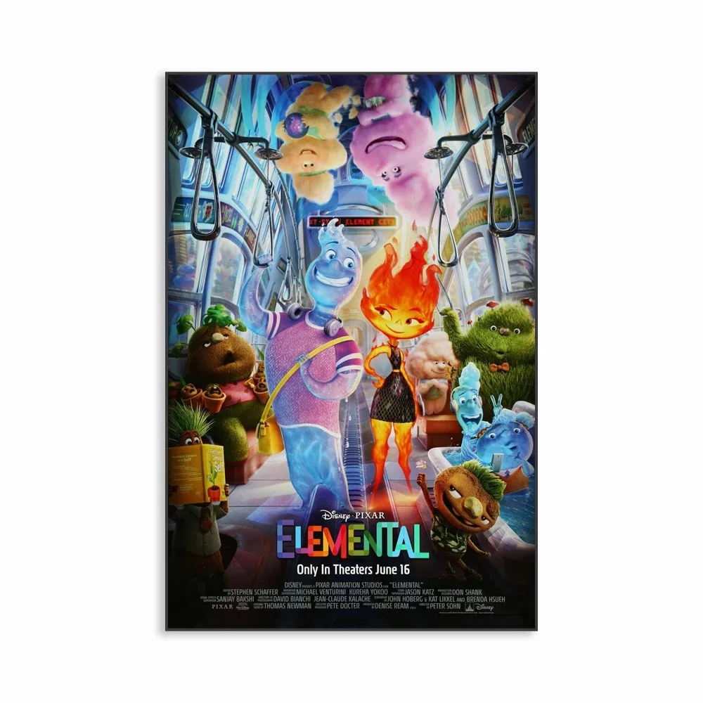 Póster de la película de Disney La Sirenita, impresiones de la princesa Wall-E, película de ...