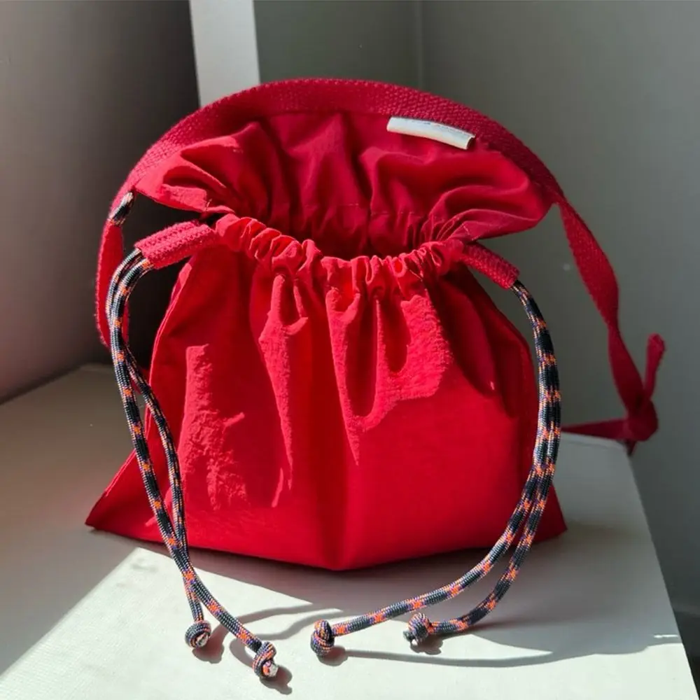 New-Trendy-Casual-Messenger-Bag-Blue-Drawstring-Bag-Nylon-Black-Color ...