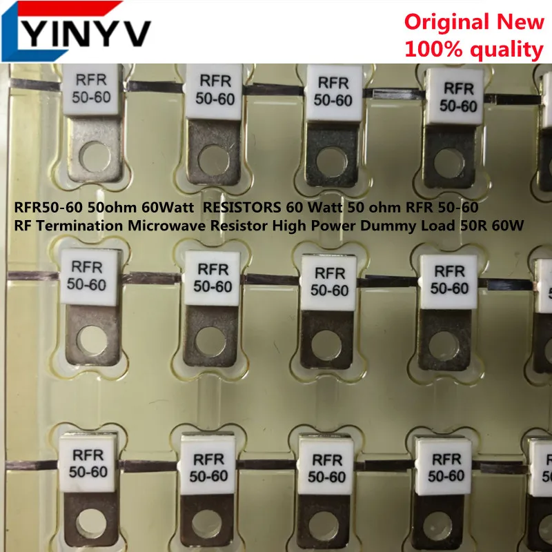 2PCS-RFR50-60-50ohm-60Watt-RESISTORS-60-Watt-50-ohm-RFR-50-60-RF ...