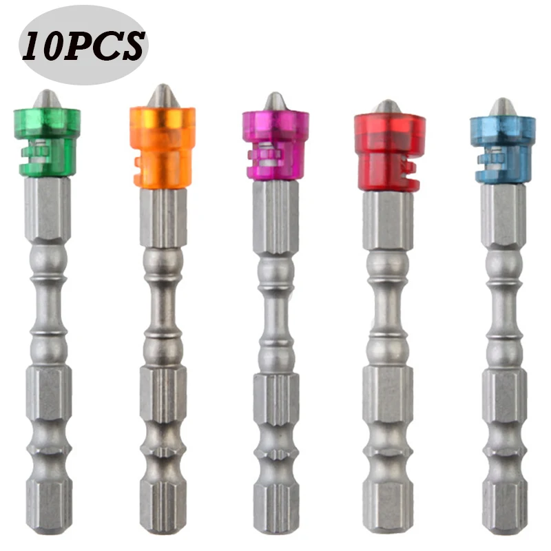 10PCS-S2-Alloy-PH2-Phillips-Head-Screwdriver-Bits-1-4-Inch-Hex-Shank ...