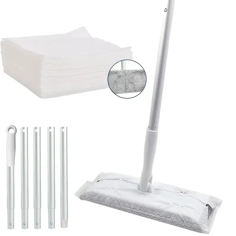 360-Degree-Rotation-Dry-Wet-Flat-Mops-with-Disposable-Mop-Pad-Cleaning ...