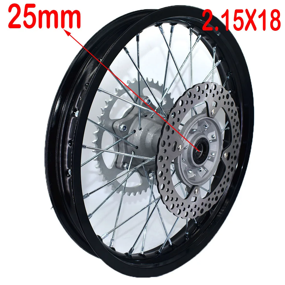Motorcycle 2.15 18 inch Rear Rims Aluminum Alloy Wheel Rims with ...