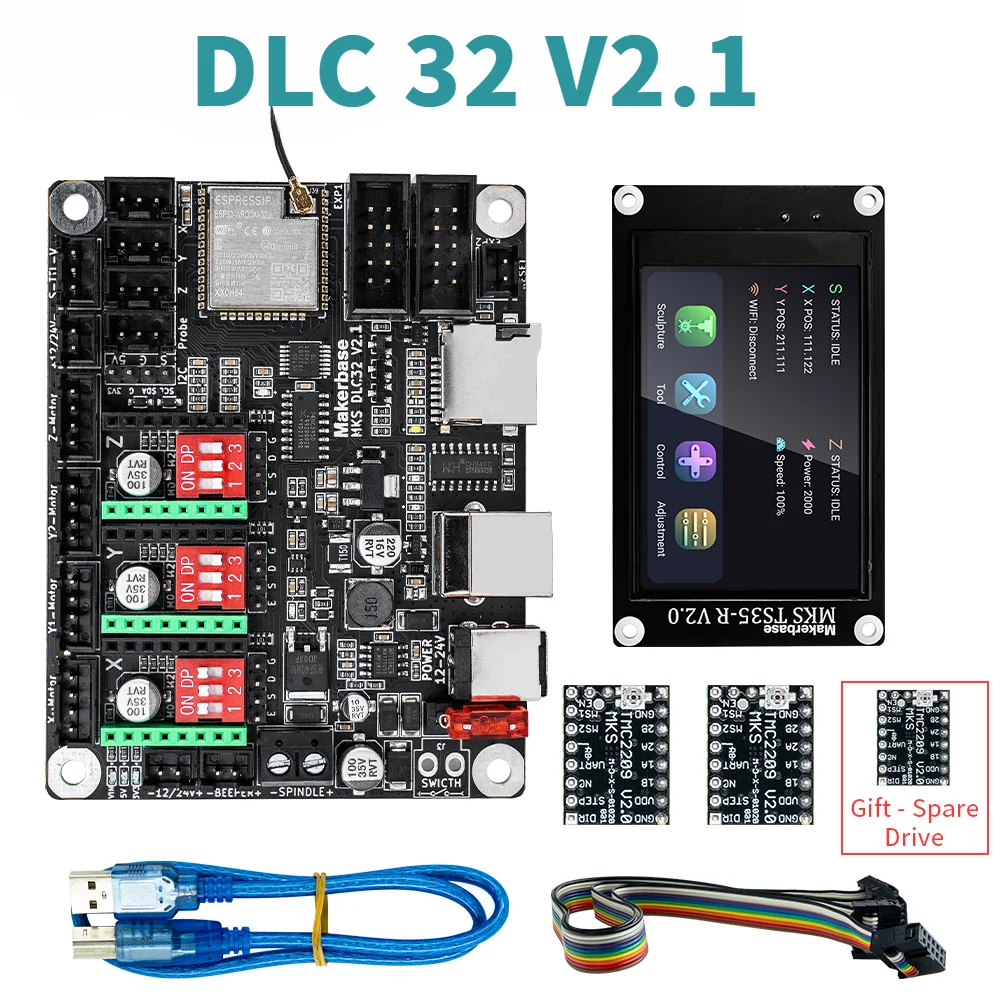 MKS-DLC32-Grbl-motherboard-is-suitable-for-laser-and-CNC-with-ESP32 ...
