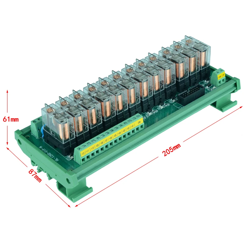 12 채널 G2R 1 E 12V 24V 16A 릴레이 모듈 PLC 보드|module relay|module boardmodule ...