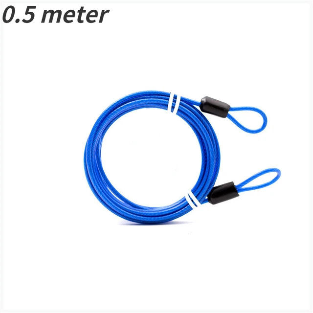 Cuerda de bloqueo antirrobo para bicicleta de montaña y carretera, accesorios de seguridad ...