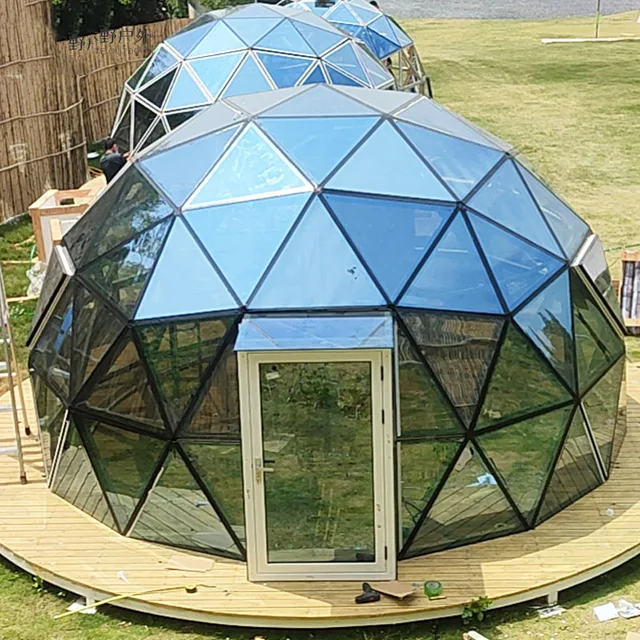 Outdoor Camping Glass Star Ball Tent Hotel Large Camping Glass Ball ...