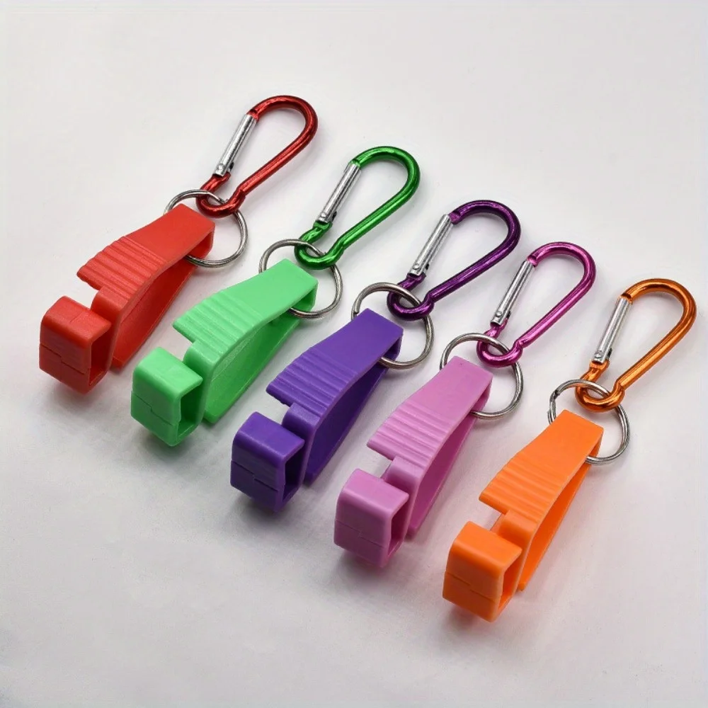 1PC Snap glove clip Portable buckle outdoor anti-loss buckle Compact ...