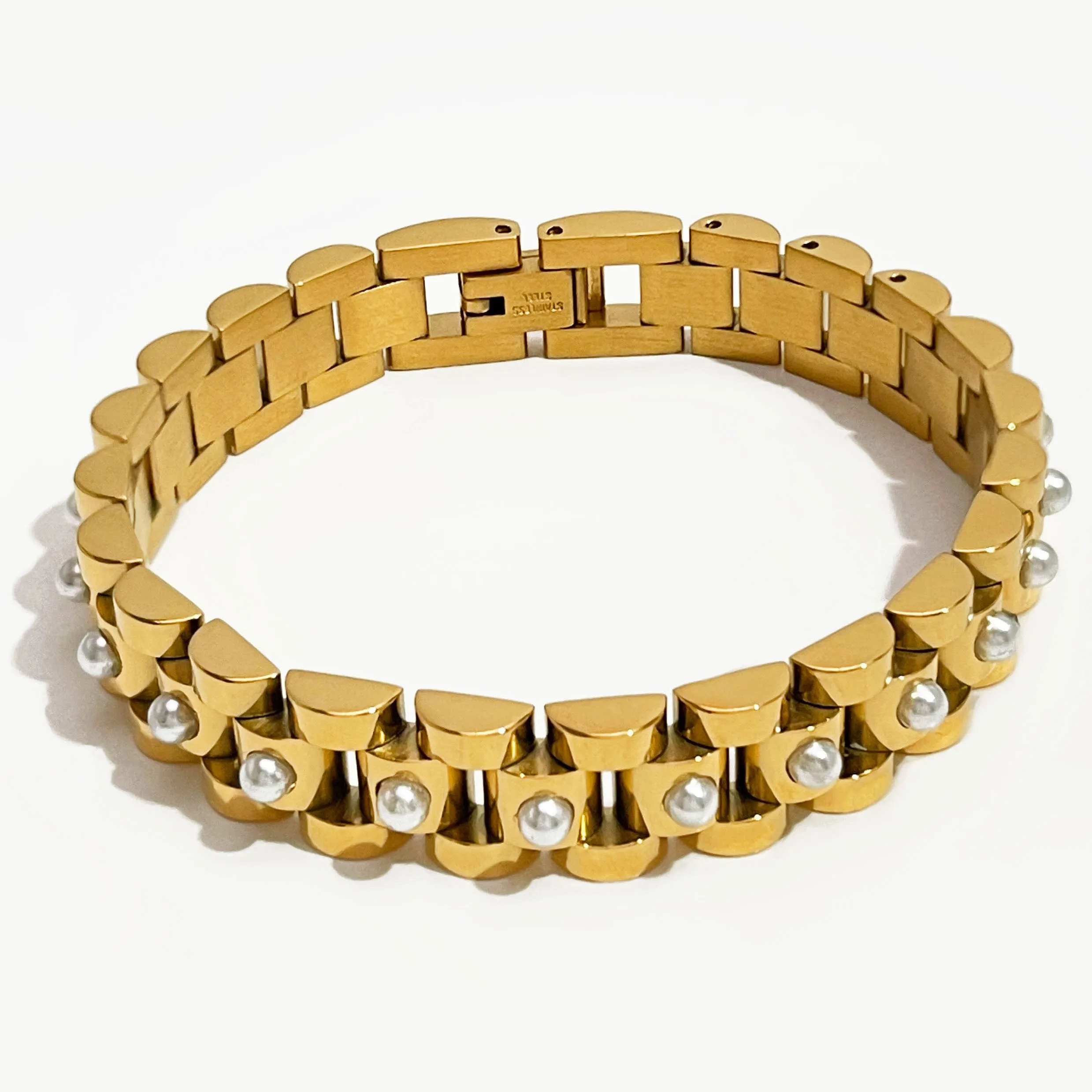 Peri-sbox-Stainless-Steel-Simple-18K-Plated-Heavy-Metal-Watch-Band ...