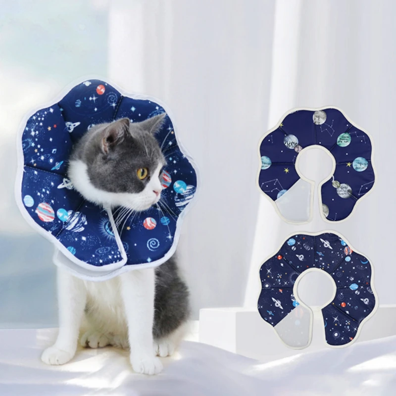 Pet-Cat-Elizabethan-Waterproof-And-Lick-Resistant-Sterile-Pet-Headgear ...