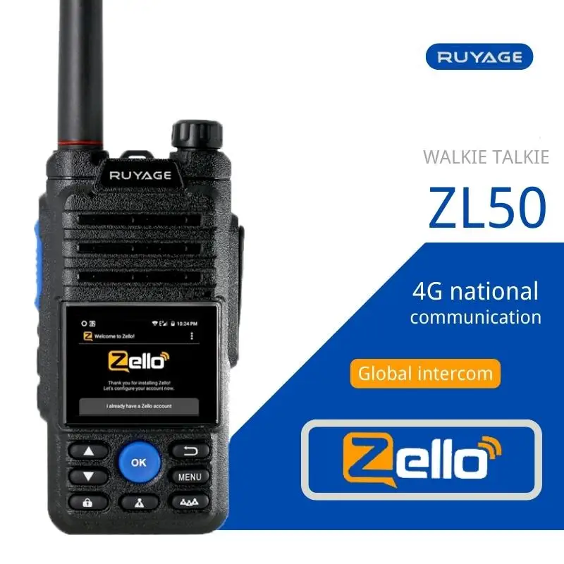 Ruyage-ZL50-Zello-Walkie-Talkie-4g-Radio-With-Sim-Card-Wifi-Bluetooth-Long-Range-Profesional ...