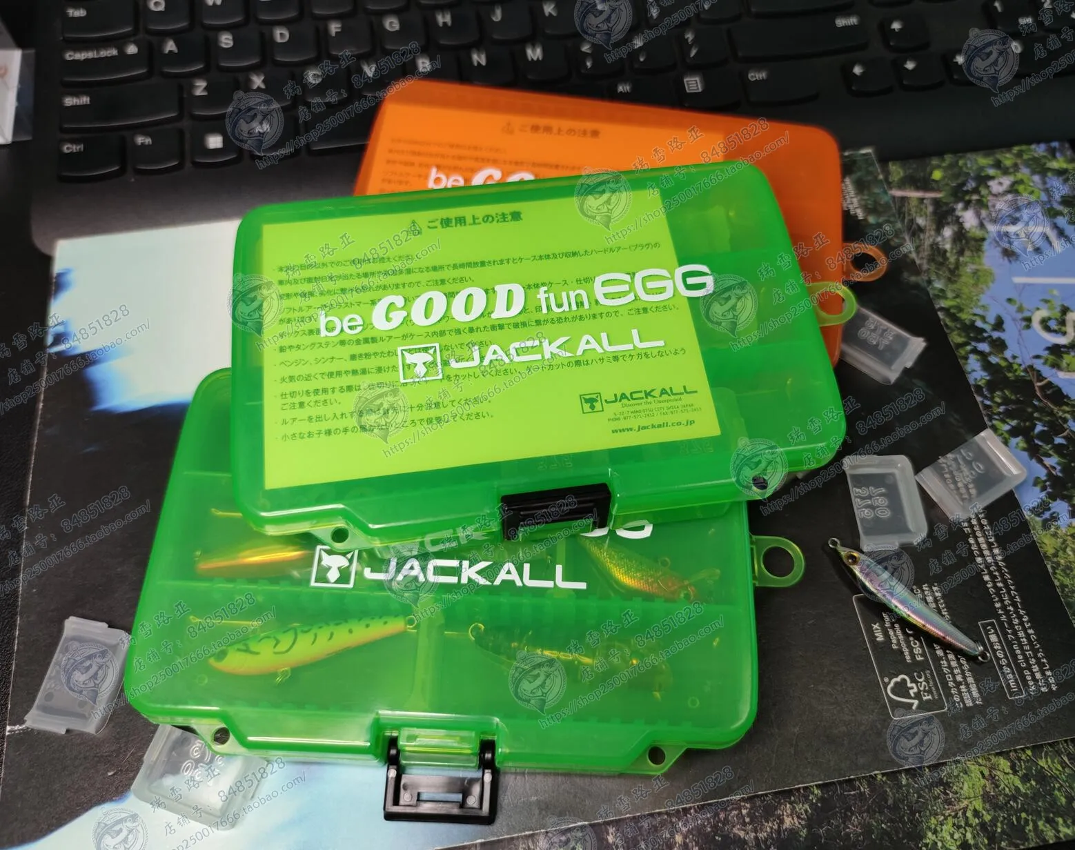 Jap-o-JACKALL-EGG-Series-Port-til-Pequena-Isca-Caixa-Micro-isca-Caixa ...