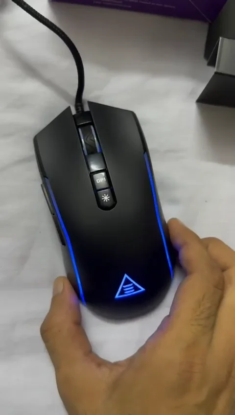 Gaming Mouse EKSA EM110 RGB – Wired Ergonomic with 7 Programmable ...