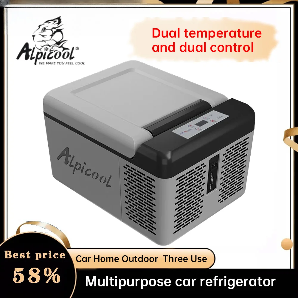 Alpicool-9L-12L-Car-Refrigerator-Mini-Fridge-Small-Freezer-12V ...