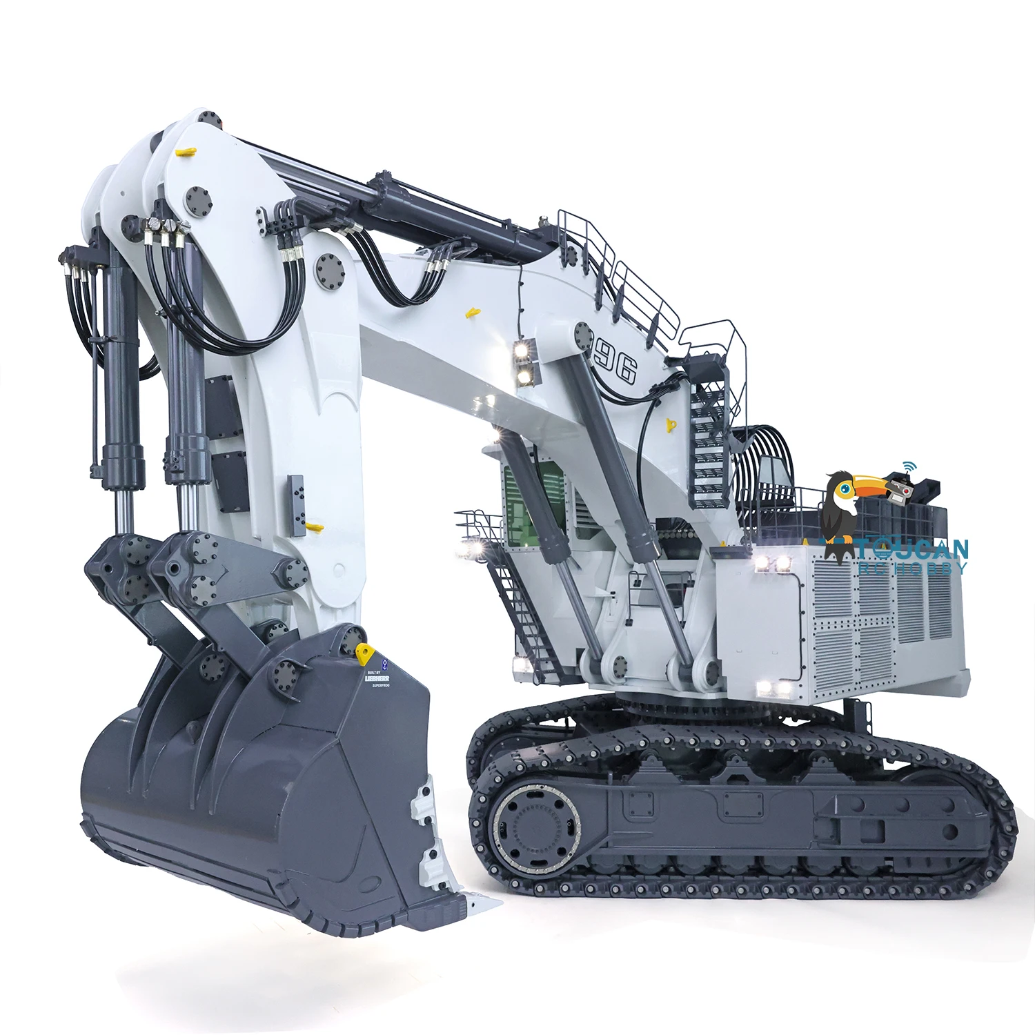 Pre-sales 1/20 Giant Mine Rc Hydraulic Excavator Model High Simulation ...