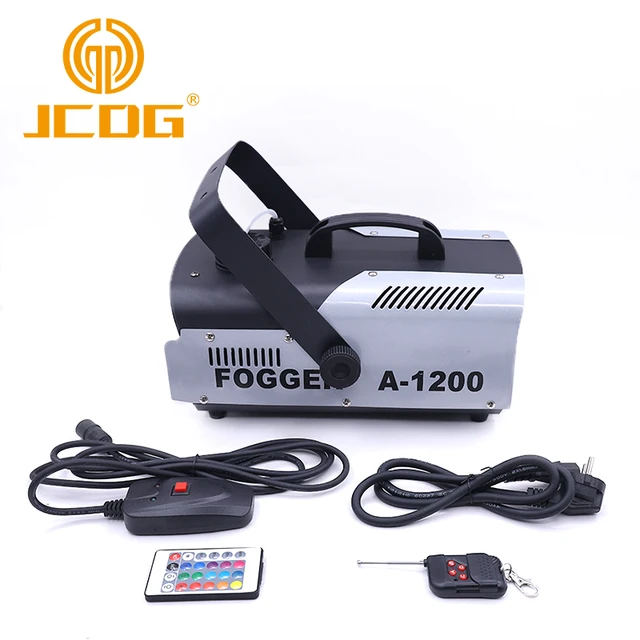 Fog Machine 1200W Smoke Machine with 6 LED Lights Color Effect for ...