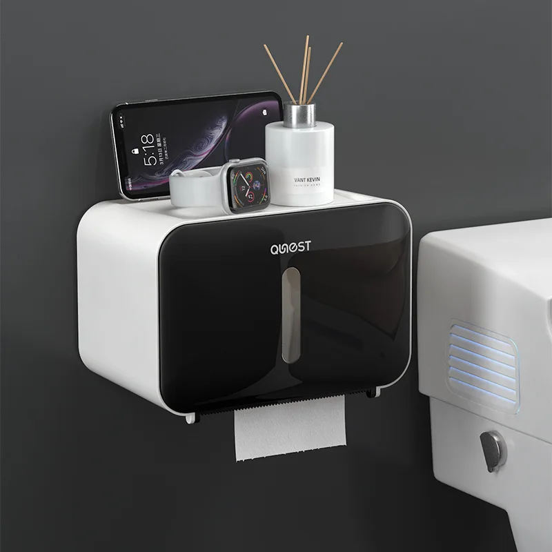 Caja-de-soporte-de-papel-higi-nico-sin-perforaciones-caja-de-almacenamiento-de-pa-uelos ...