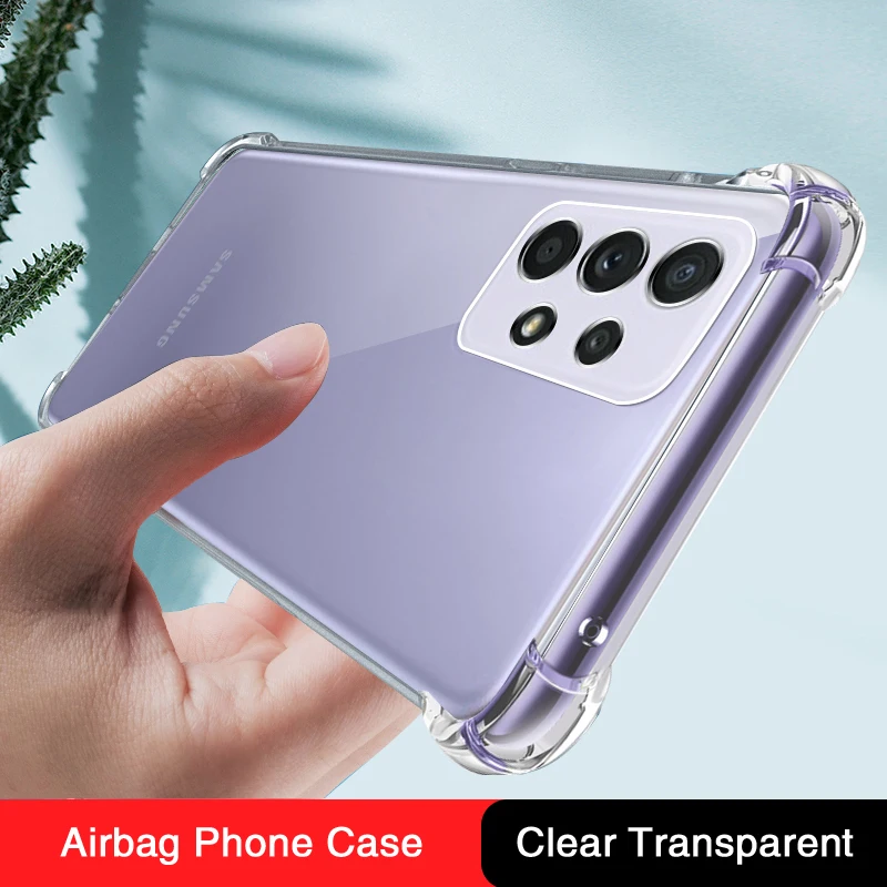 Airbag-Transparent-Phone-Case-for-Samsung-Galaxy-A02-A02S-A12-A22-A32 ...