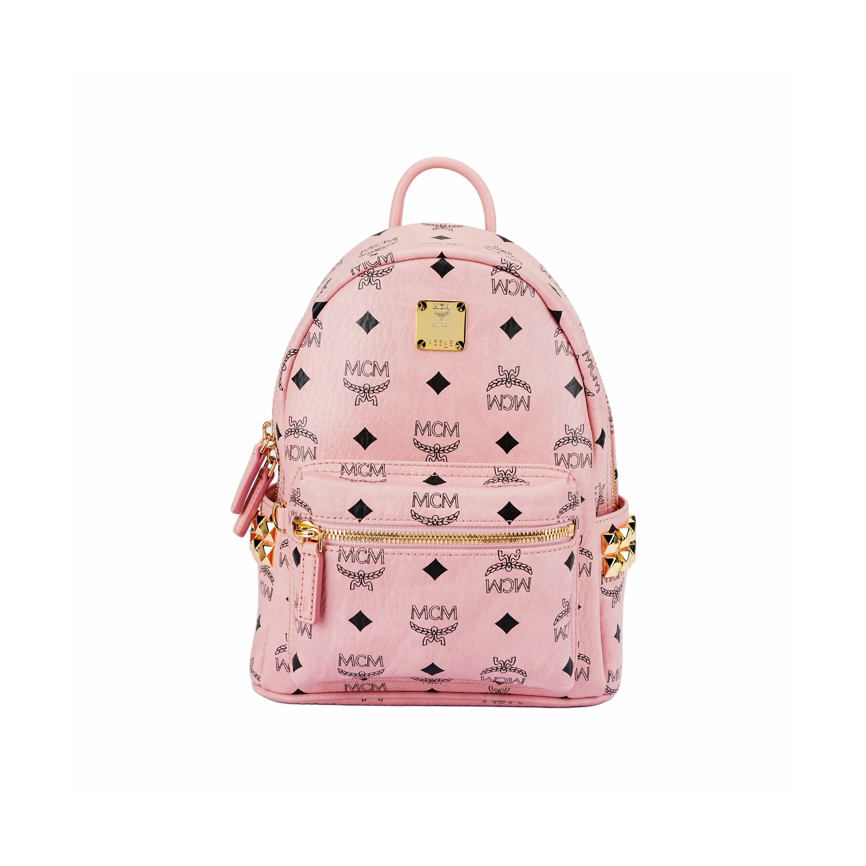 MCM Stark Visetos Mini Stark Backpack Women's Pink MMKEAVE16PZ001 ...