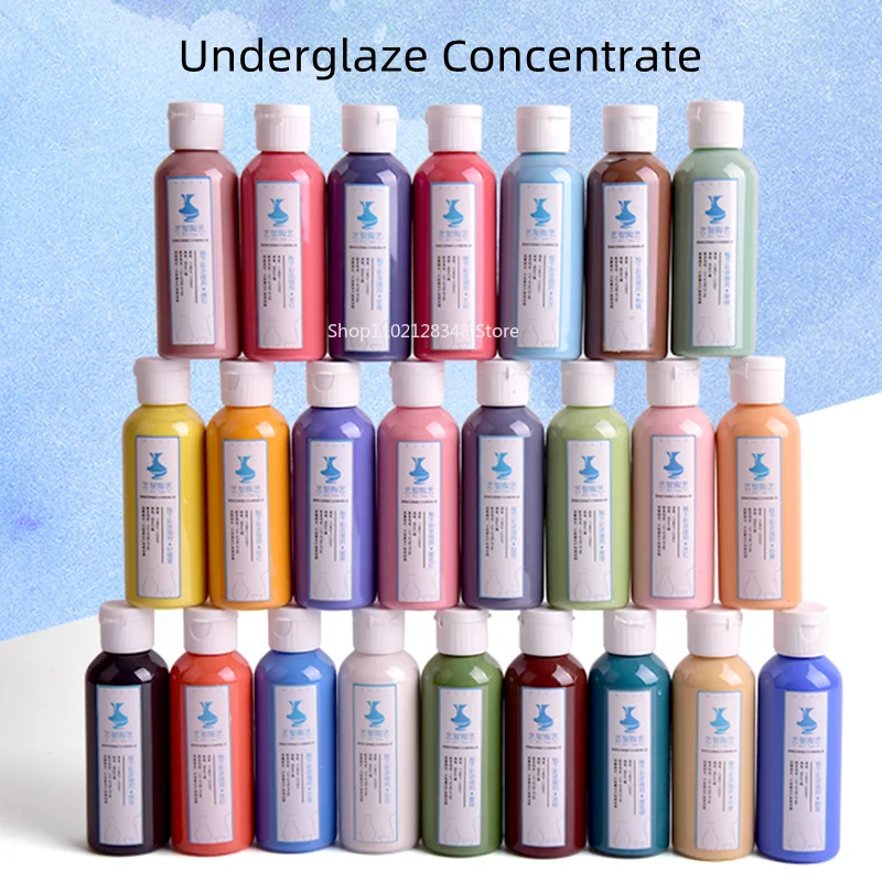 24-color-Pottery-Underglaze-Ceramic-Pigments-Underglaze-Color-Medium ...