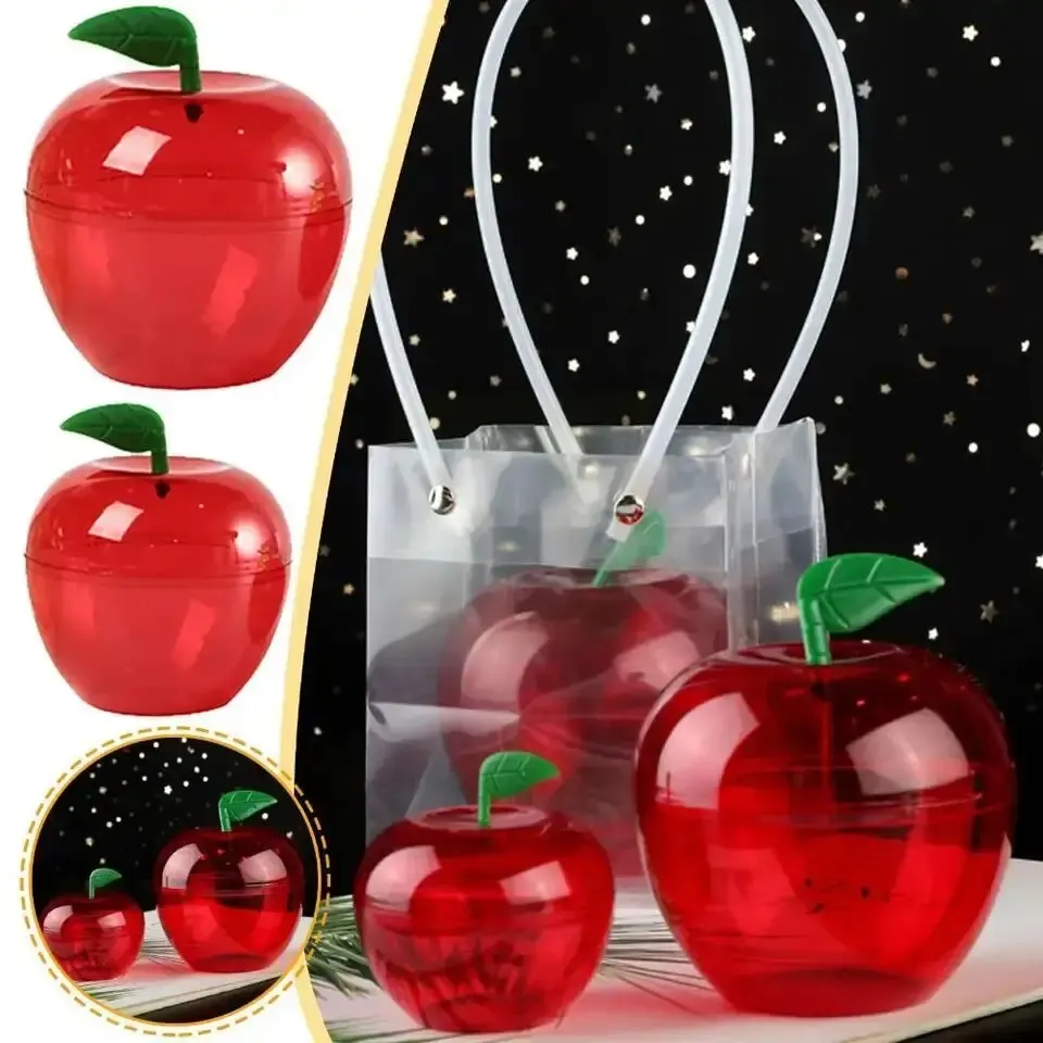 5pcs-Red-Apple-shaped-Candy-Box-Chocolate-Container-Packaging-Storage ...