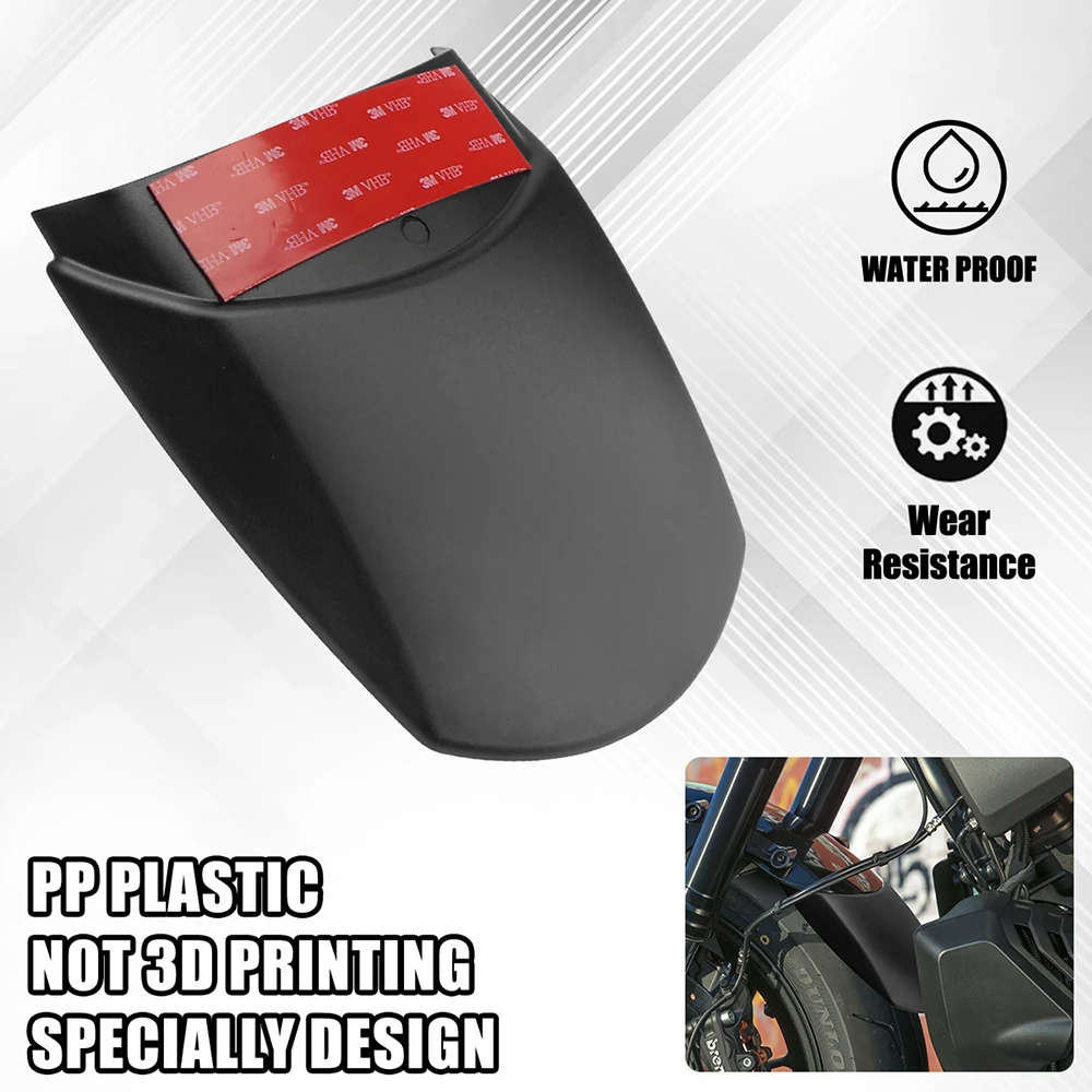Motorcycle-Front-Wheel-Rear-Fender-Mudguard-Extender-Extension ...