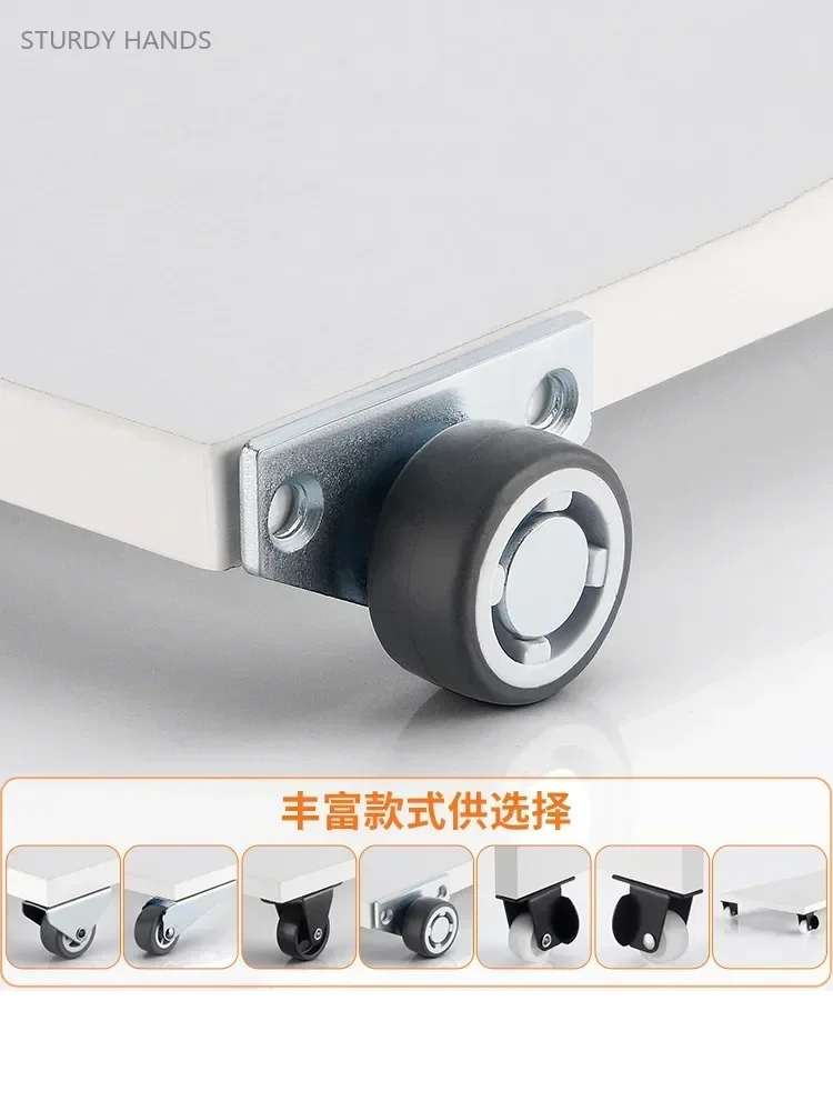 Ruedas-de-muebles-montadas-en-el-lateral-polea-de-goma-lateral-para-caj ...