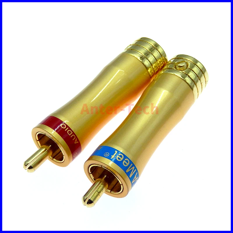 1Pcs-Luxury-Soldering-RCA-Plug-Jack-Connector-Speaker-Audio-Output-Input-Adapter-Plug-Gold ...