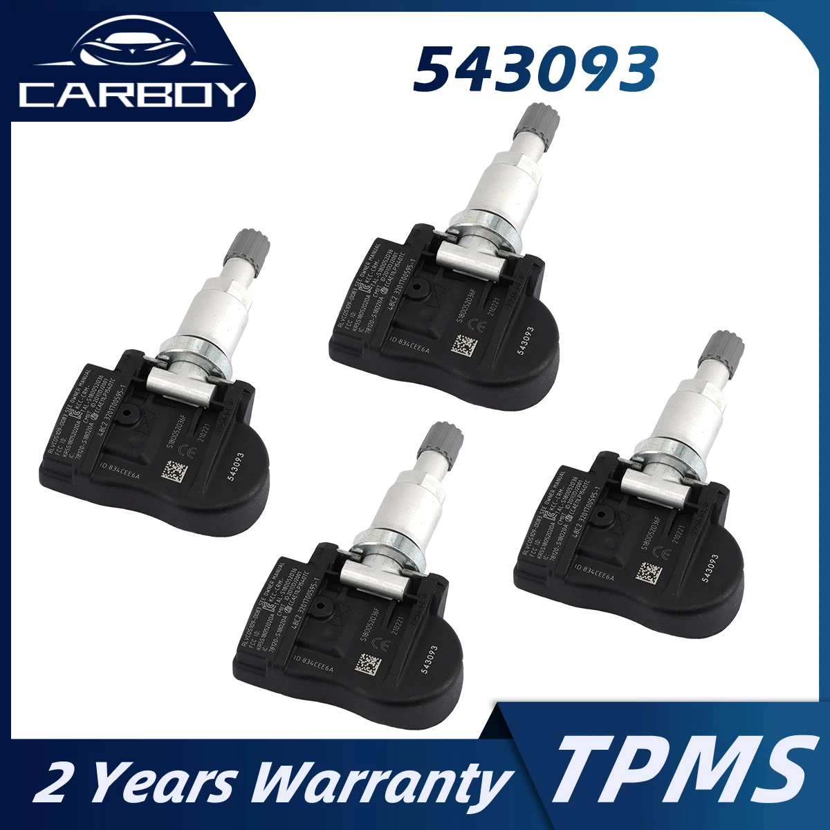 543093-TPMS-Tire-Pressure-Sensor-For-Citroen-C4-C5-C6-C8-Peugeot-1007 ...