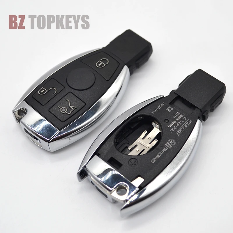 Smart key replace Shell Cover 3/4buttons for Mercedes Benz A B E C S ...