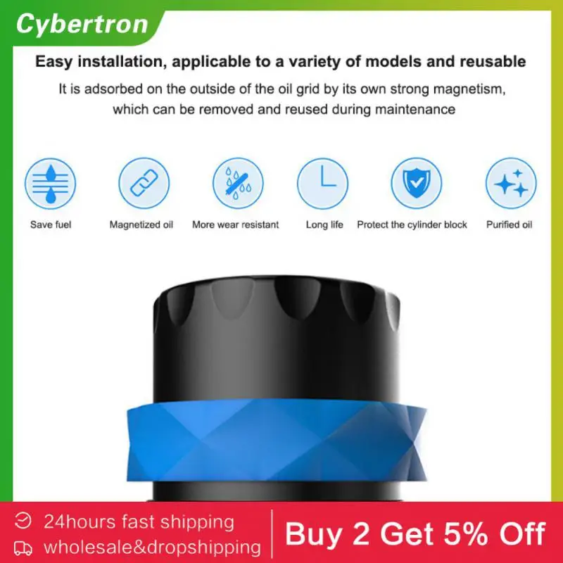 Car Magnetic Strong Oil Filter Bar Universal Portable Strong Magnetic ...