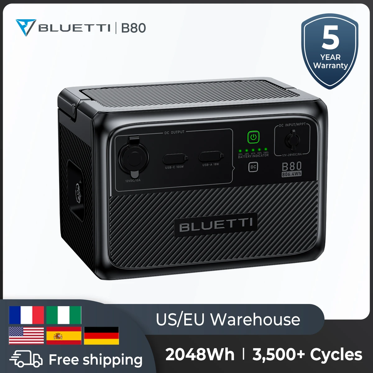 Bluetti-B80-B80-806Wh-Expansion-Battery-LifePO4-Battery-For-BLUETTI ...