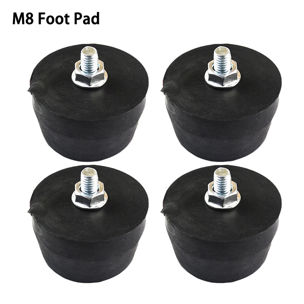 4Pcs-Air-Compressor-Foot-Pad-Shockproof-Components-Black-Rubber-Pad ...
